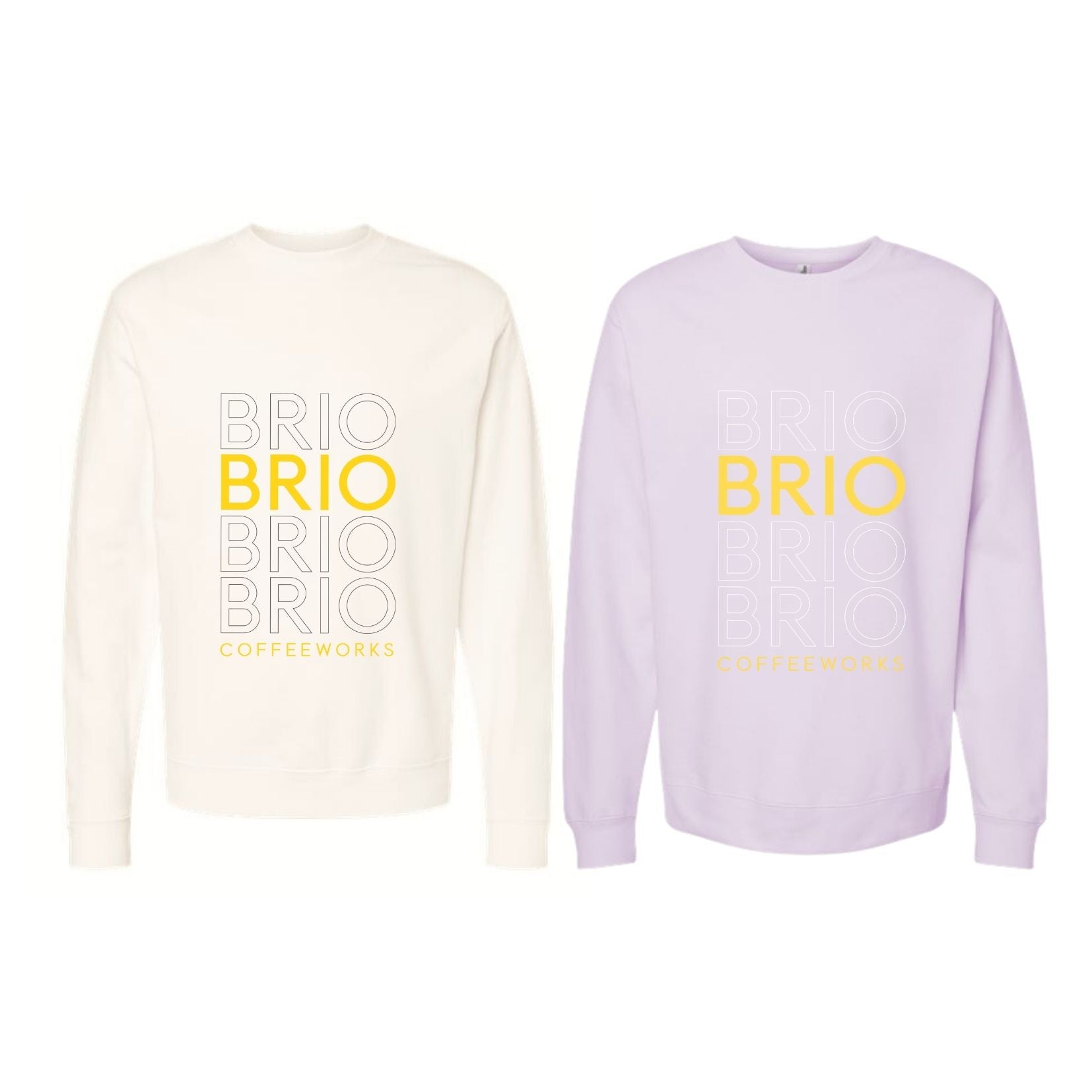 Brio Logo Crewneck – Brio Coffeeworks