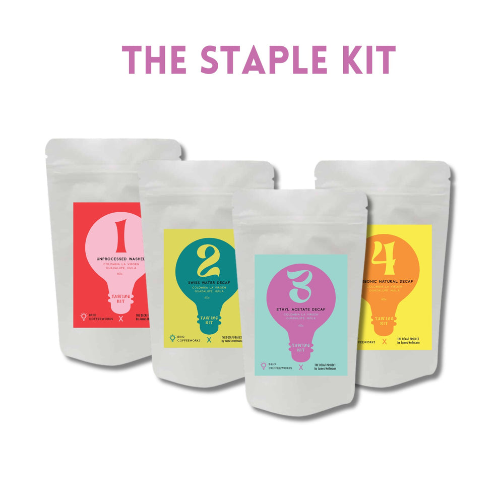 The Decaf Project: A Brio x James Hoffmann Tasting Kit – Brio Coffeeworks