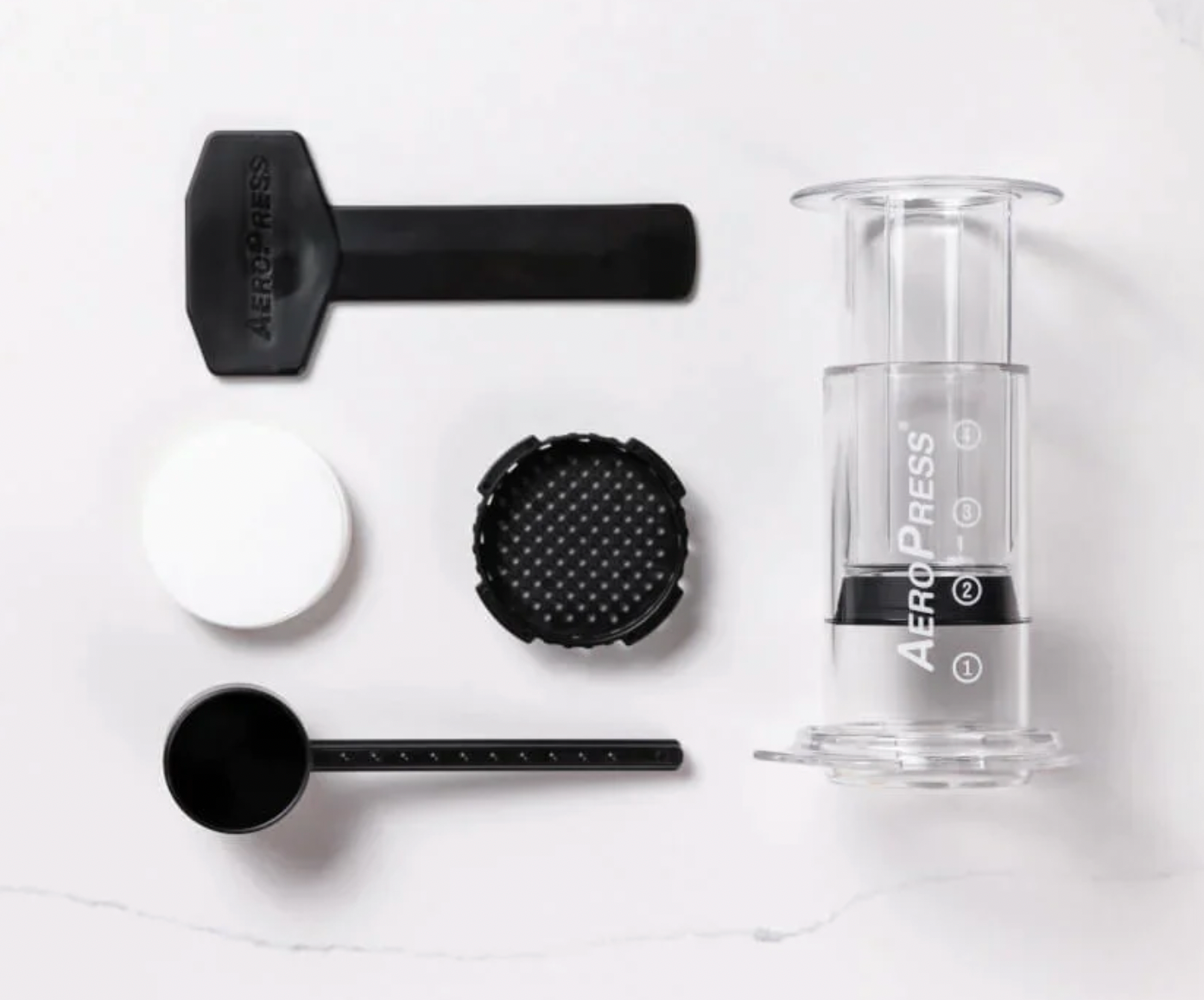 AeroPress Clear Coffee Maker - Multicolor – Brio Coffeeworks